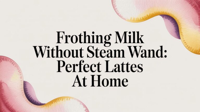 Frothing milk without a steam wand: Perfect lattes at home – Seven ...