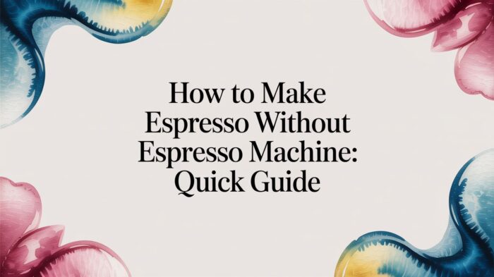 How to Make an Espresso at Home | Easy Step-by-Step Guide – Seven ...